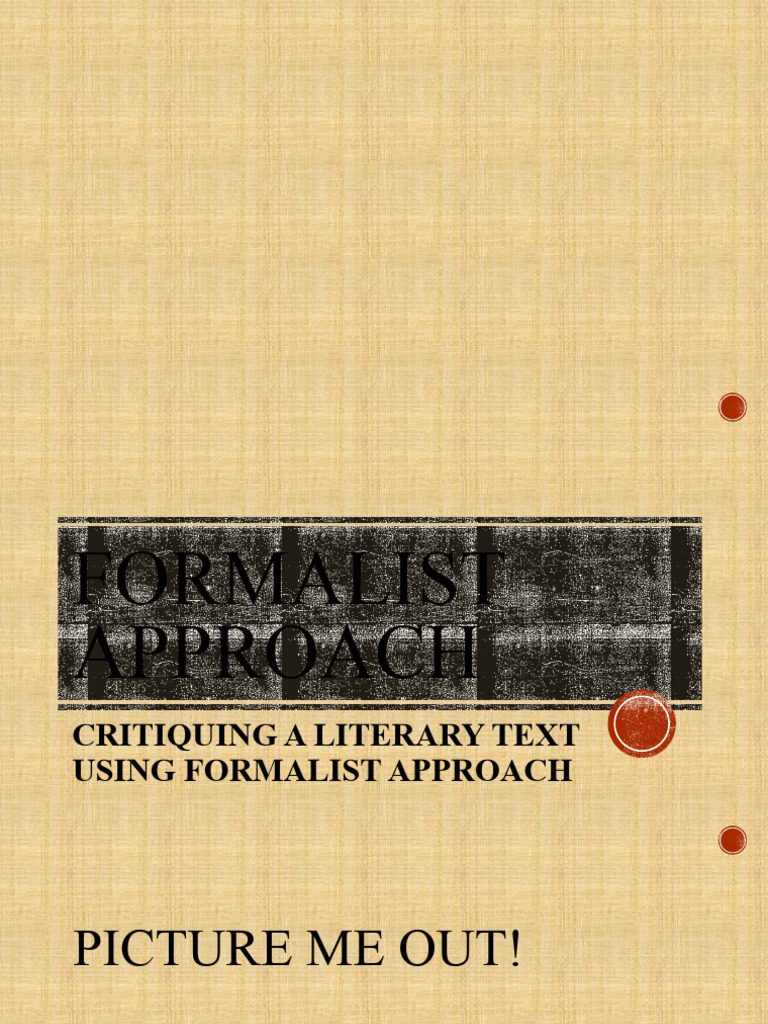 Formalist | Download Free PDF | Narration | Plot (Narrative)