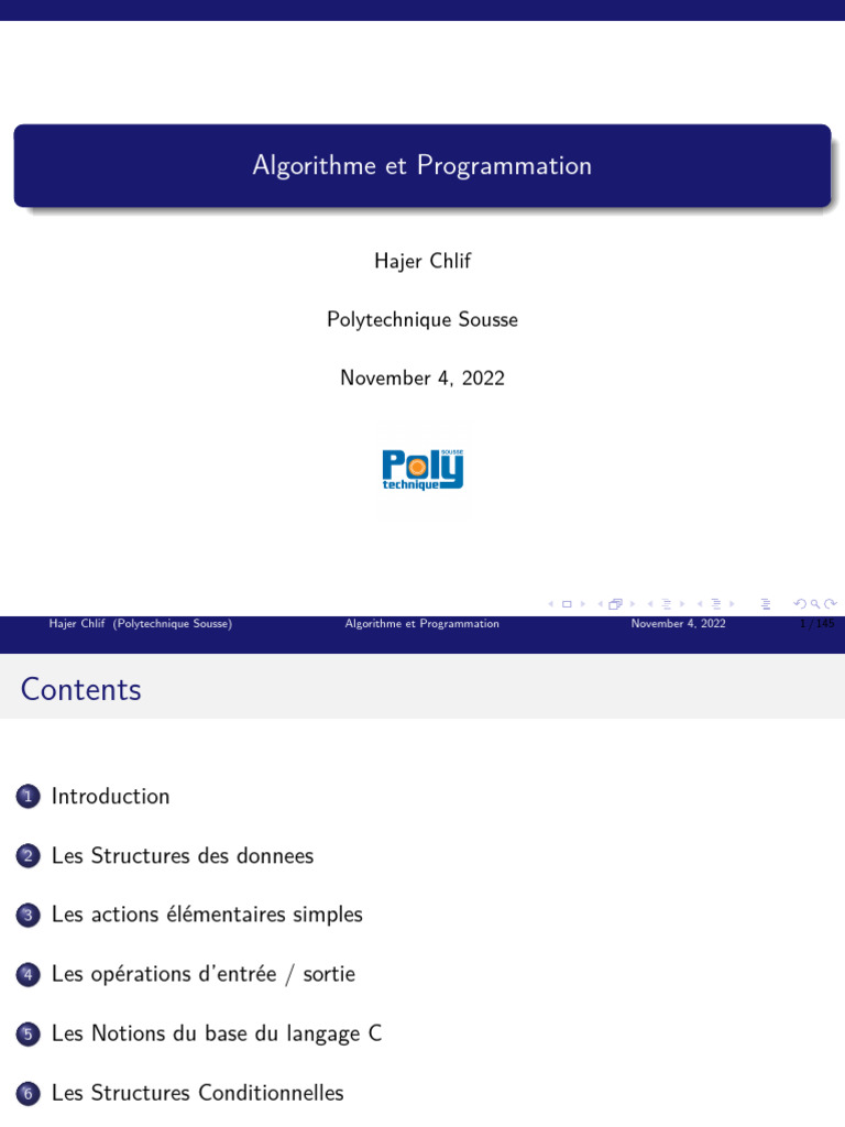 Cours Algorithme | PDF