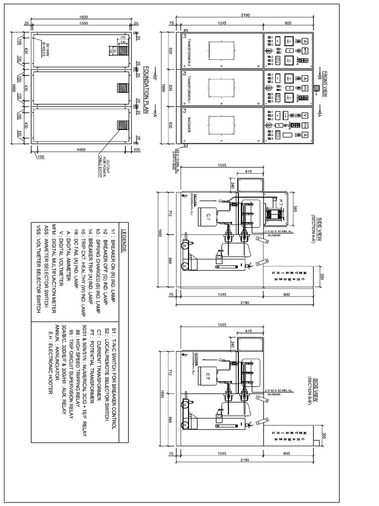 11kv VCB Ga Wir Incomer | PDF