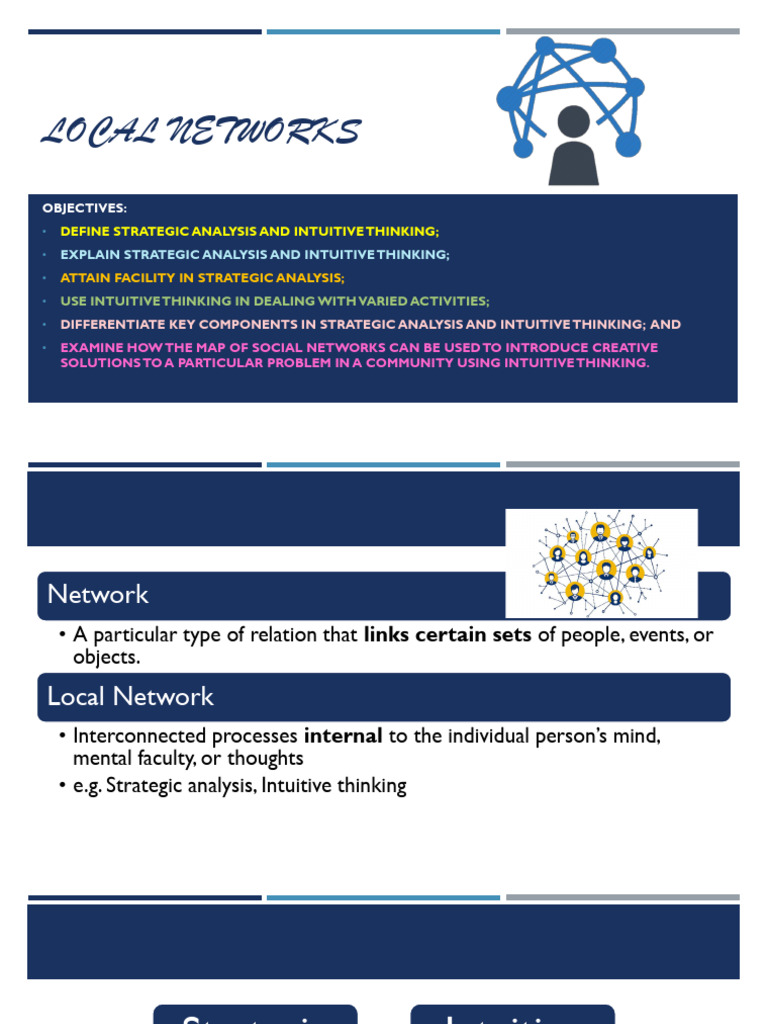 TNCT LOCAL NETWORKS Week 2 2024 | PDF | Thought | Intuition