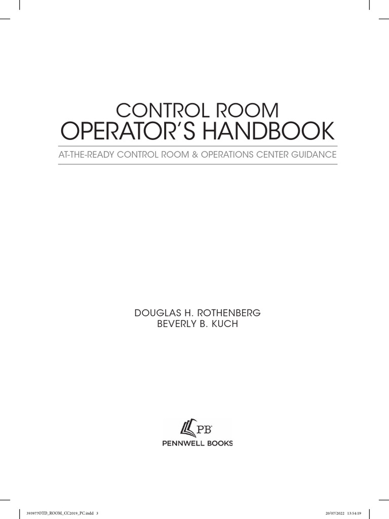 Control Room Operators Handbook TOC Sample | PDF | Experience | Knowledge
