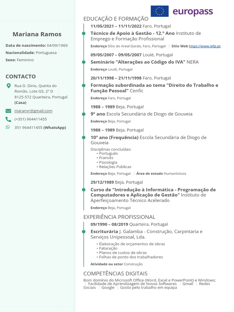 CV (Atualizado) | PDF
