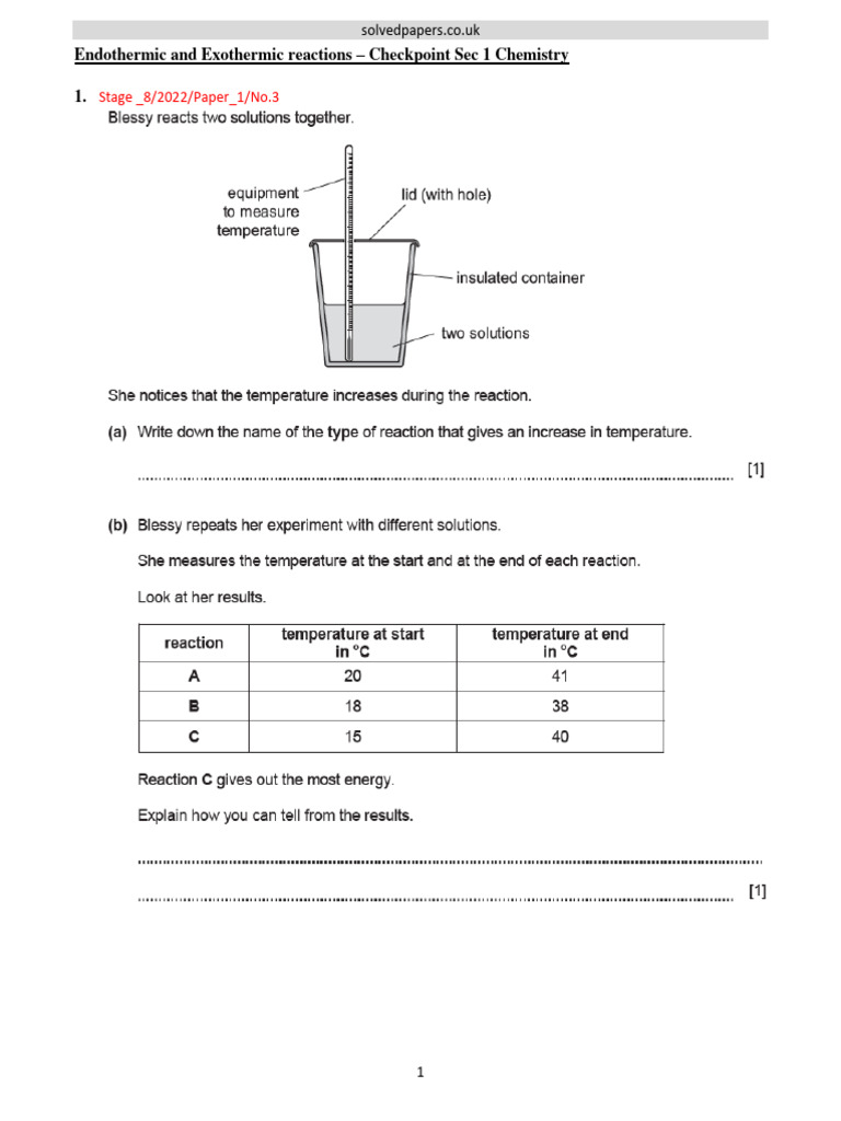 2023-2-Endothermic-and-Exothermic-reactions-checkpoint_sec_1-chemistry ...