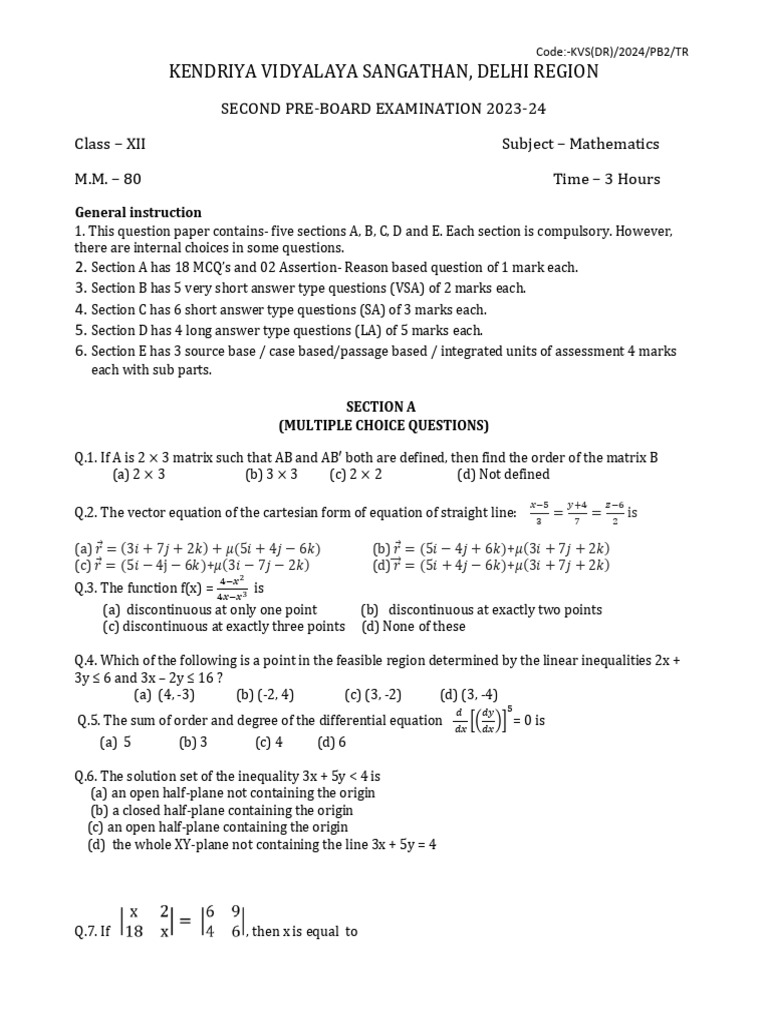 Math SQP | PDF
