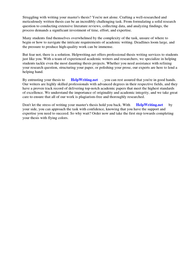 Master Thesis Ntnu Word | PDF