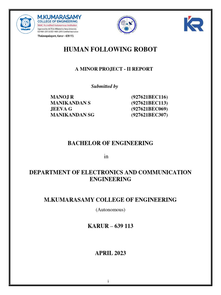 Report 1 | PDF | Infrared | Engineering