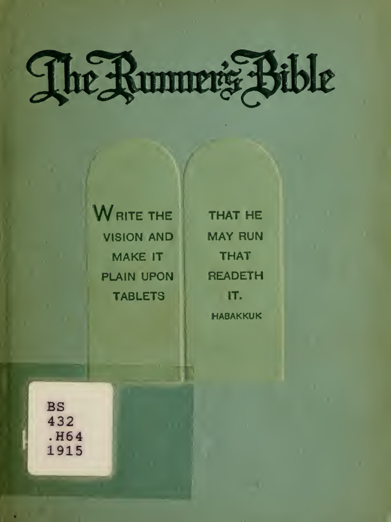 Runners Bible Comp 00 Holm | PDF | Jesus | Ten Commandments
