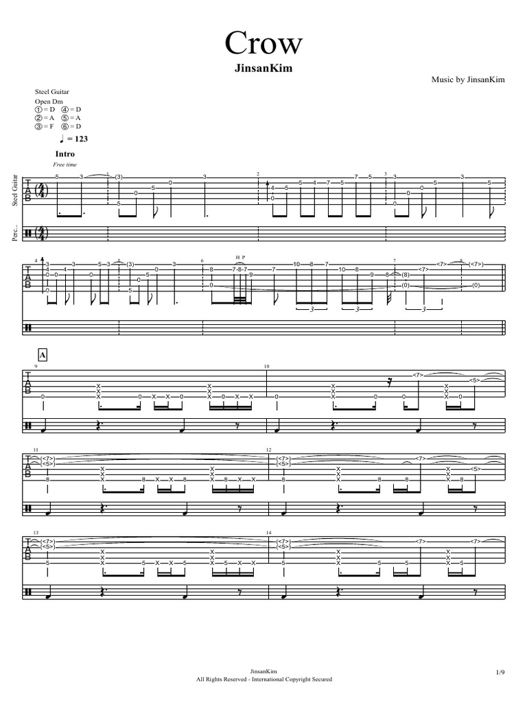 JinsanKim Crow TAB | PDF | Intellectual Property Law | Copyright Law