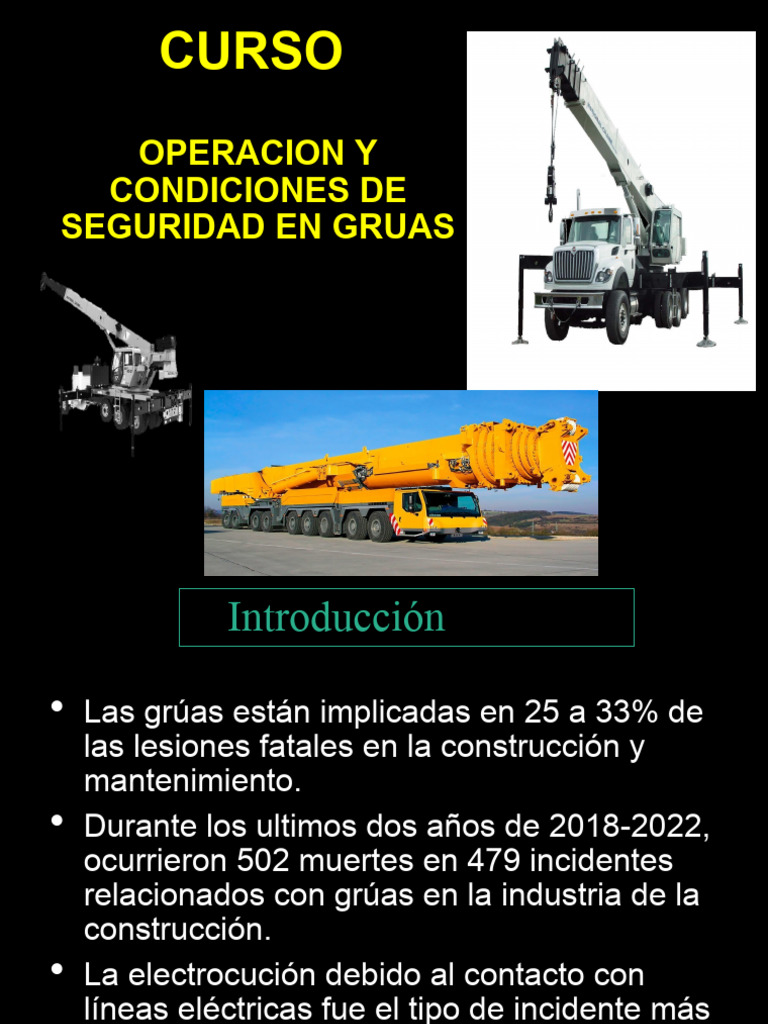 Curso Operacion de Gruas | PDF