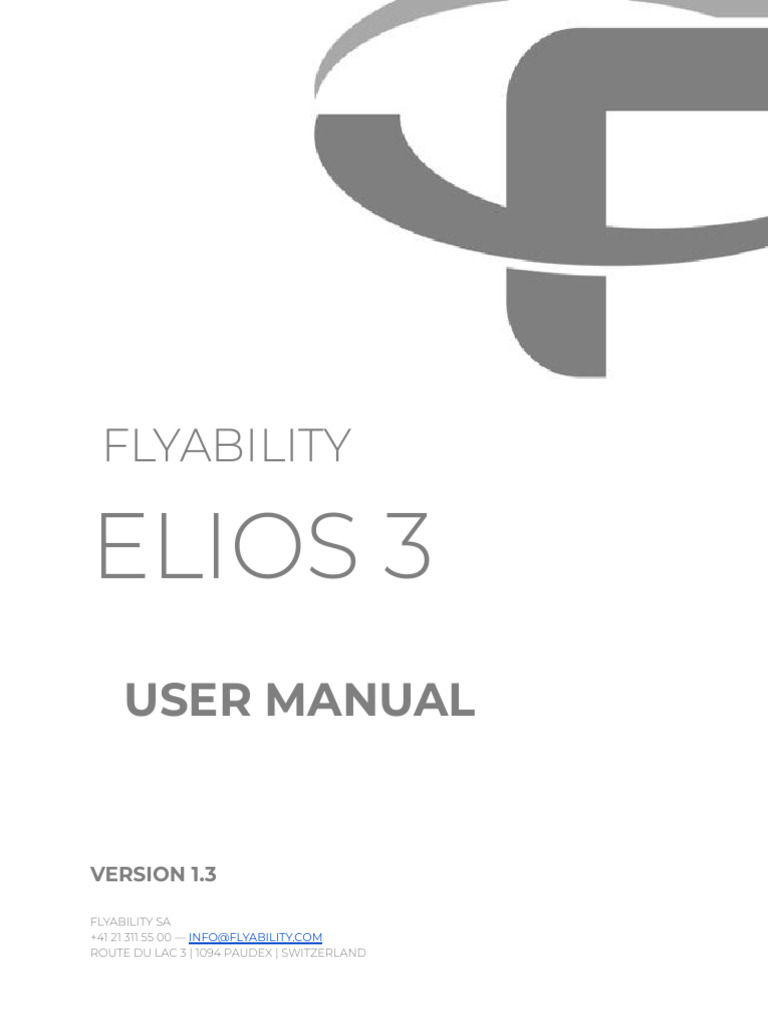 ELIOS 3 Smart Battery Overview | PDF