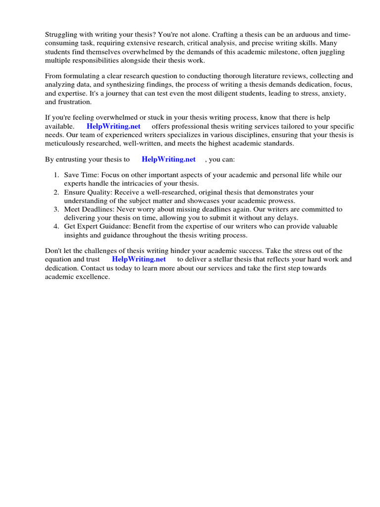 Pay for Thesis | PDF | Thesis | Expert