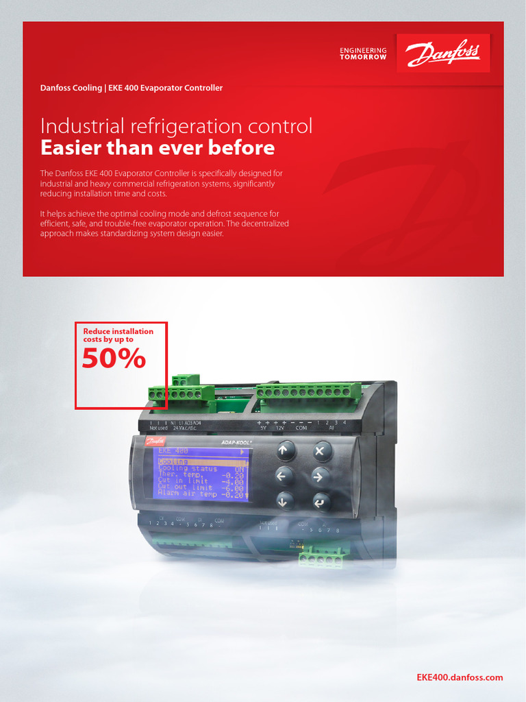 EKE400 Brochure | PDF | Programmable Logic Controller | Refrigeration
