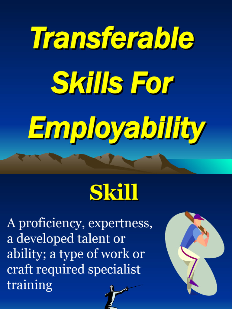 Transferable Skills 13 | PDF | Communication | Human Communication