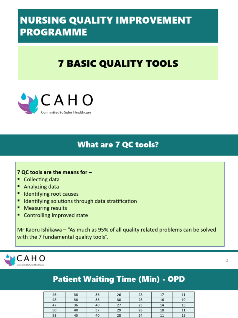 7 Basic Quality Tools | PDF
