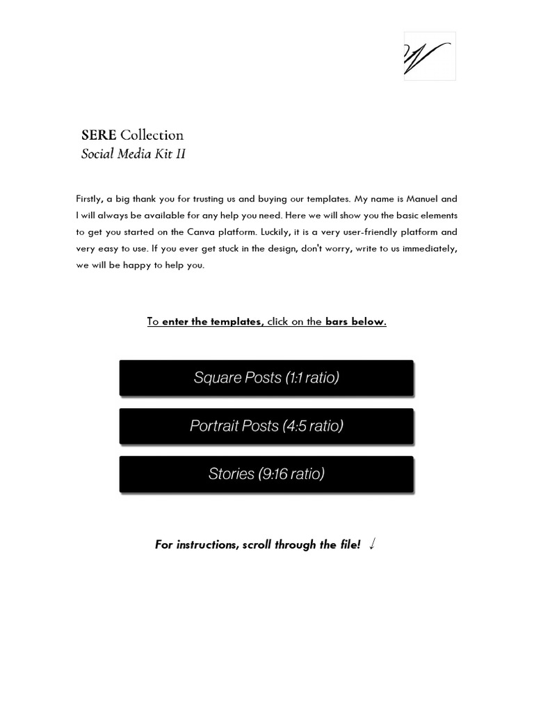 SERE Social Media Kit II | PDF | Typefaces | Computing