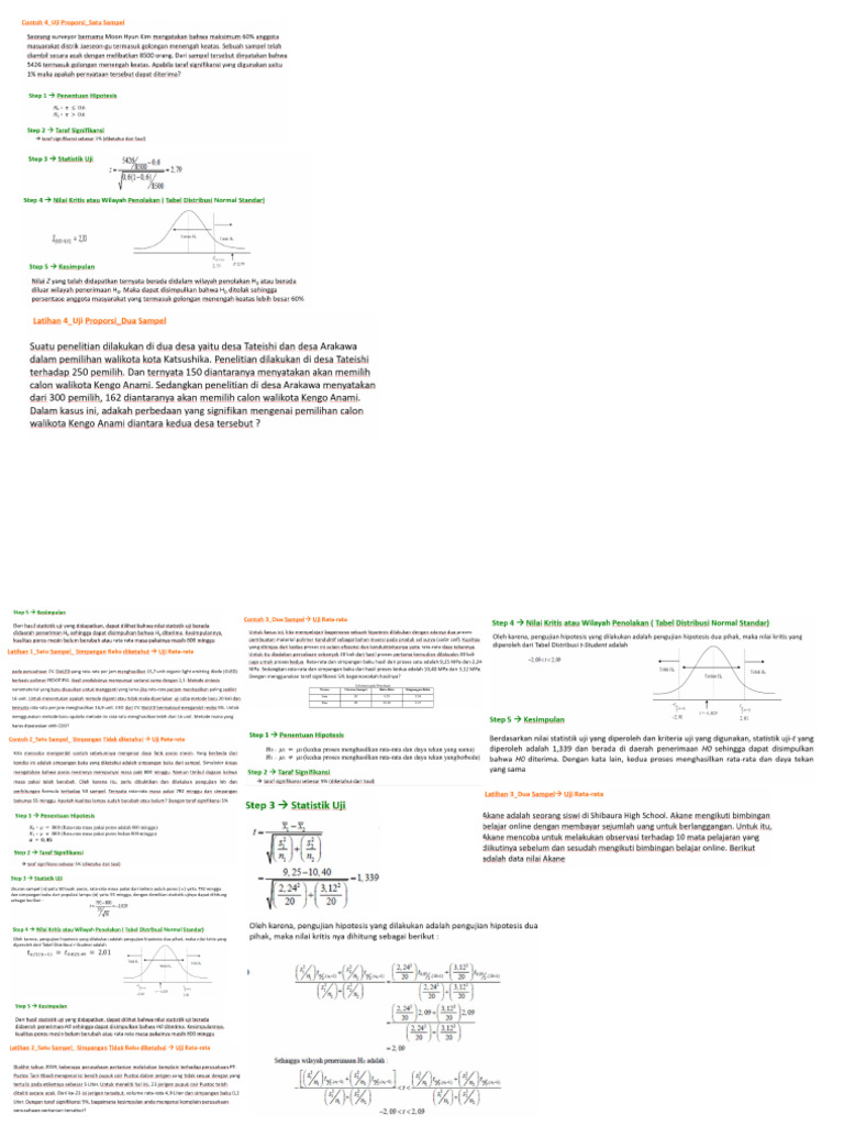 Contoh Soal Hipotesis Dan Two Way Anova | PDF Contoh Soal Hipotesis Dan Two Way Anova | PDF