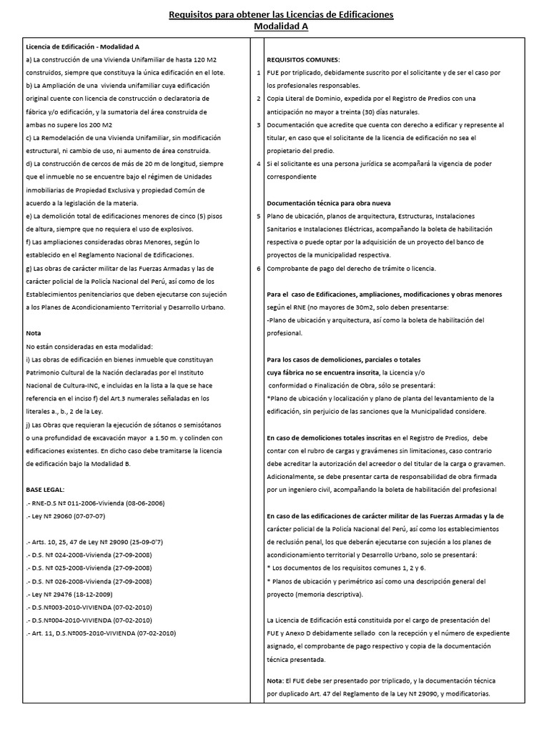 Plan 11717 Requisitos Lic Edificacion 2010 | PDF | Póliza de seguros | Propiedad