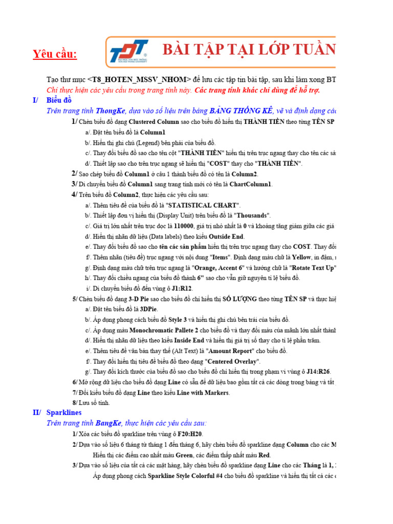 Bai Tap Tai Lop Tuan 8 | PDF