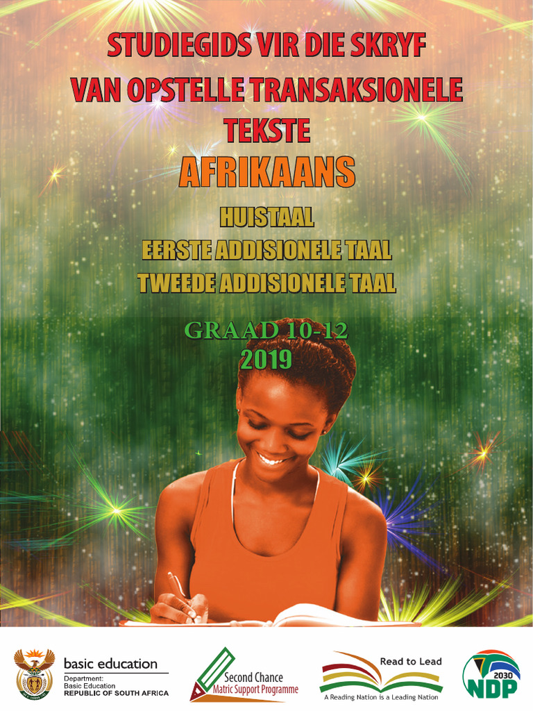 Afrikaans Creative Writing 2019 Final | PDF