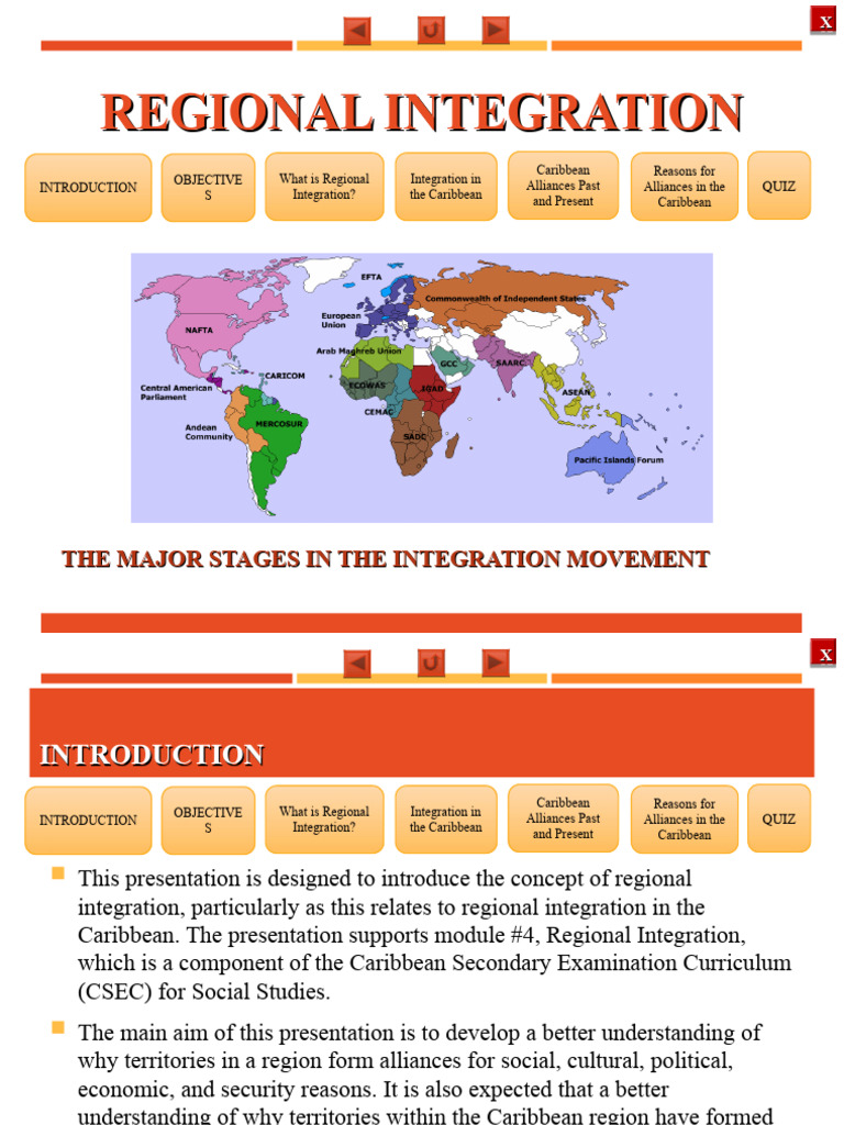 Regional Integration-Major Stages | PDF
