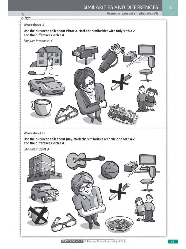SPEAKING - Unit 4 - P.Simple - SIMILARITIES | PDF