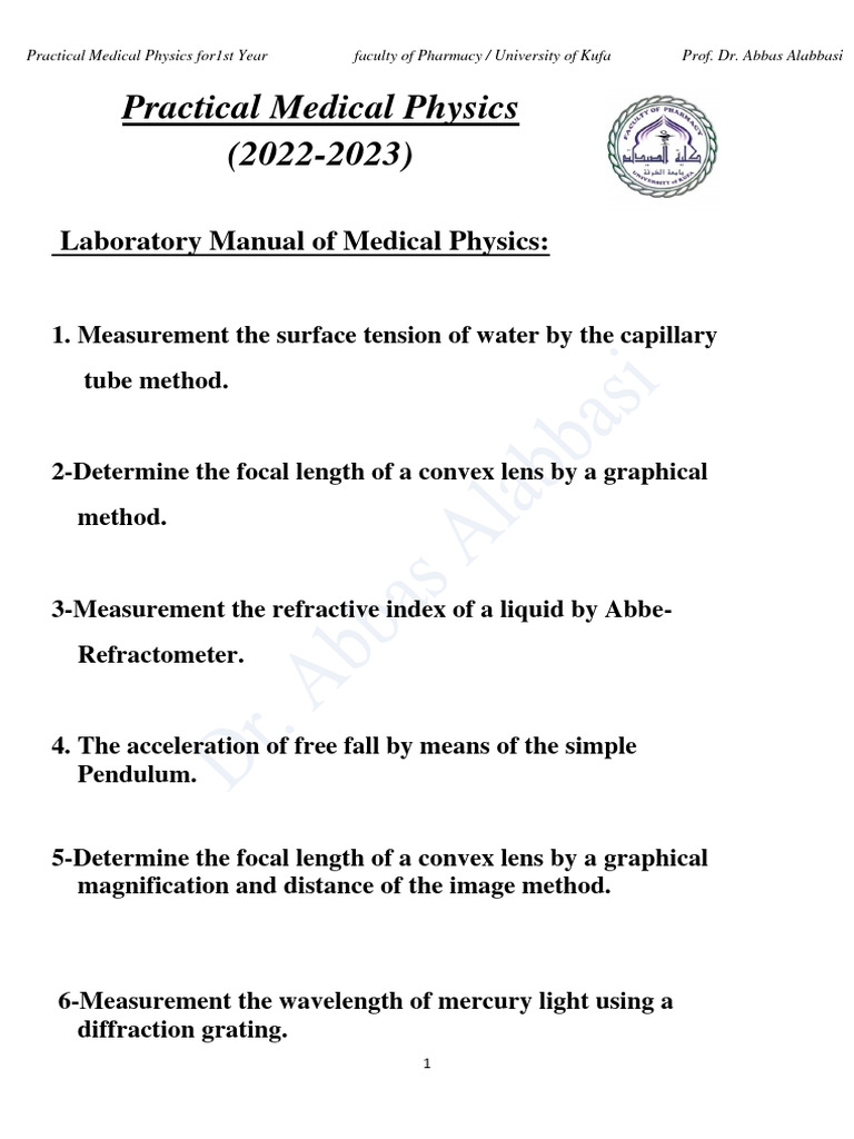 Practical Medical Physics | PDF | Physical Sciences | Materials Science