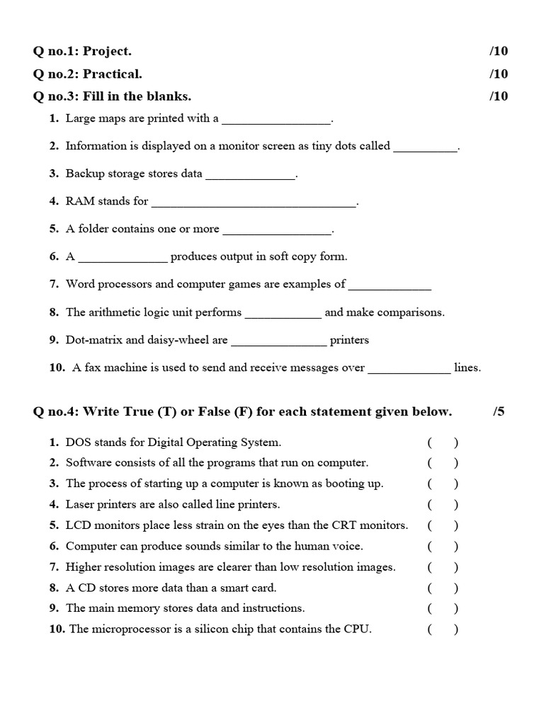 Computer Vi Pdf Computer Monitor Random Access Memory