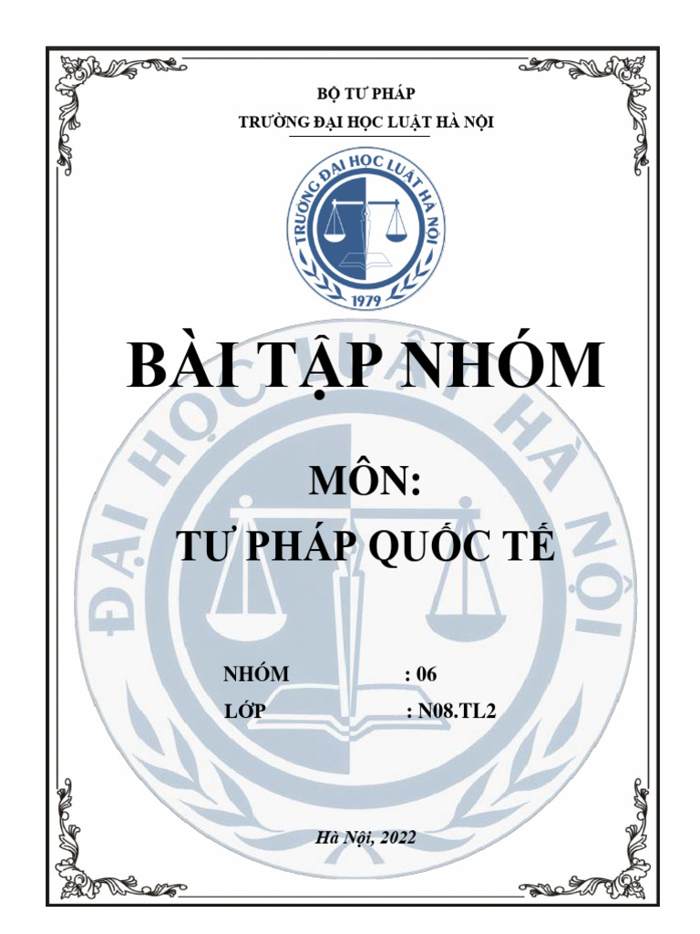 BTN Tu Phap Quoc Te | PDF