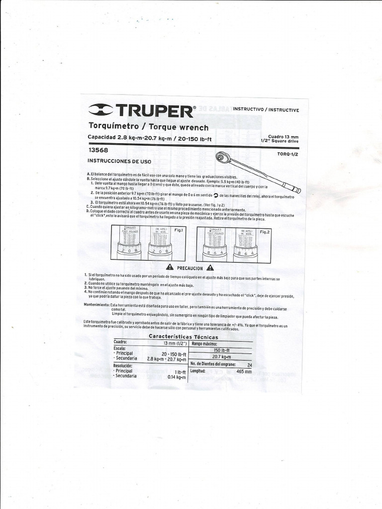 MANUAL DE TORQUE | PDF