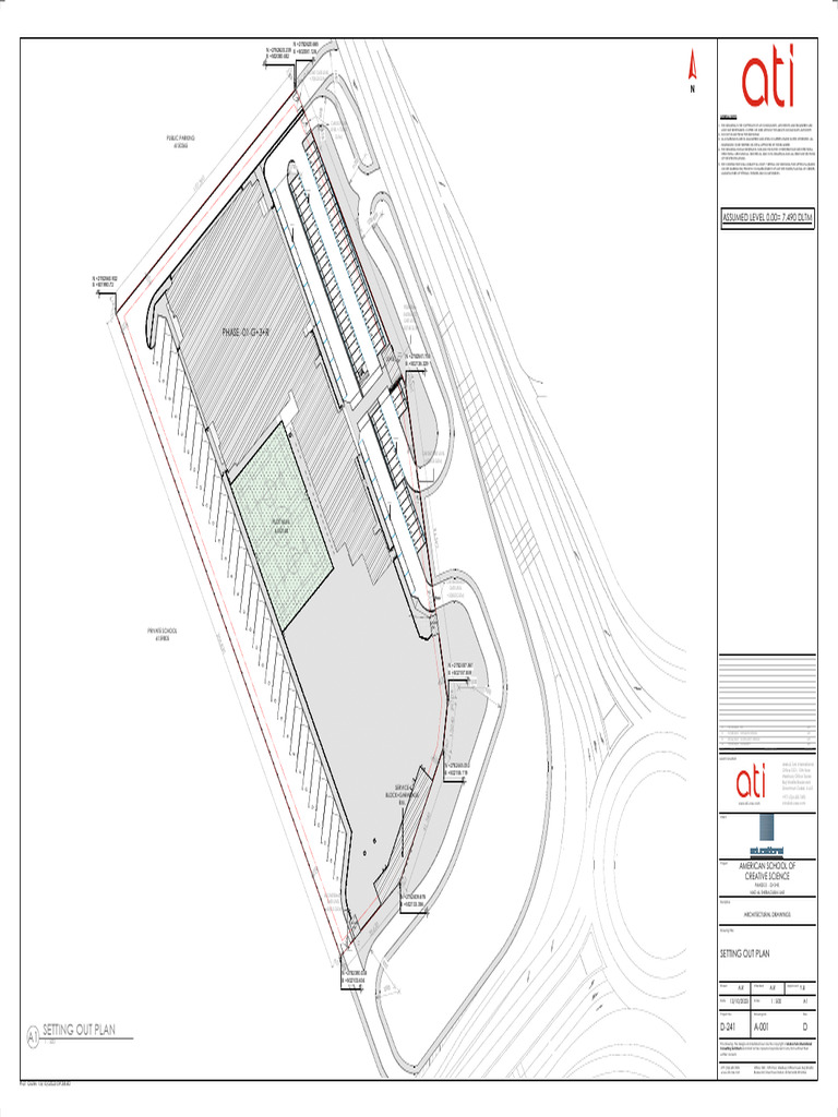 A 001 Setting Out Plan | PDF