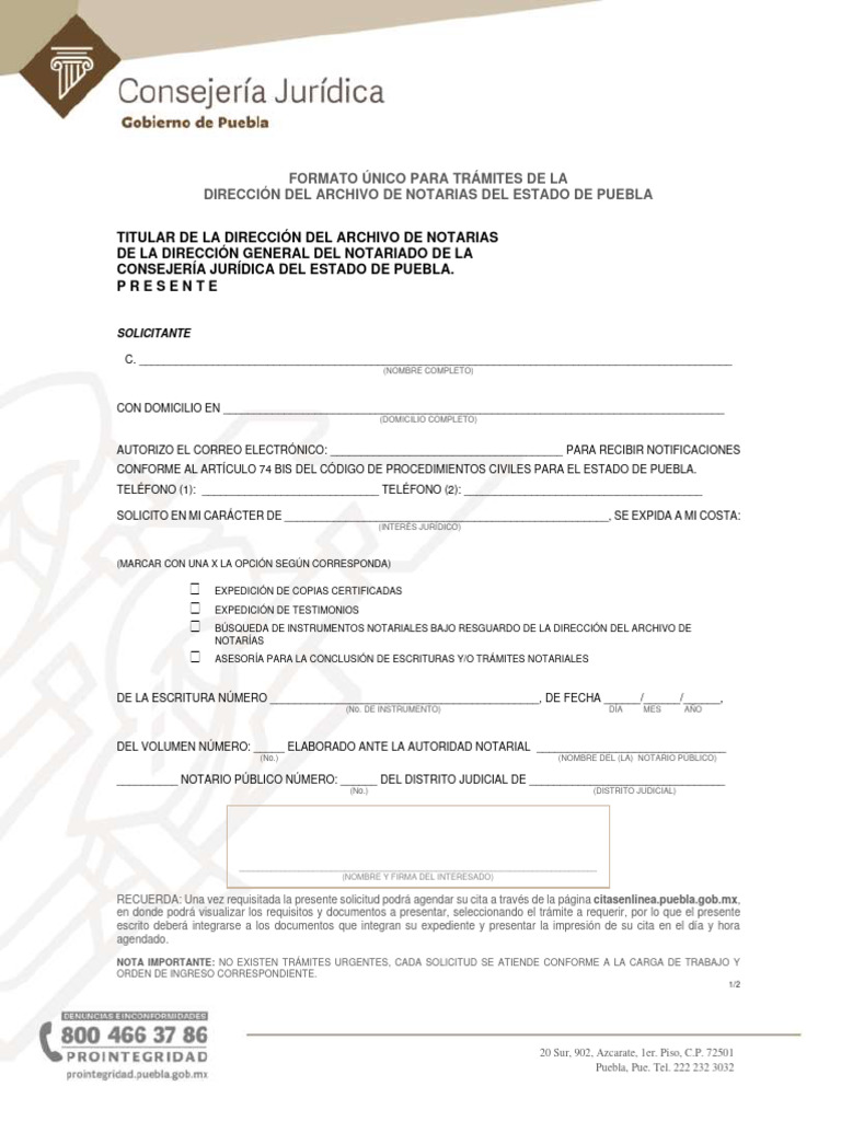 Formato para Acrchivo de Notarias | PDF | Justicia | Crimen y violencia