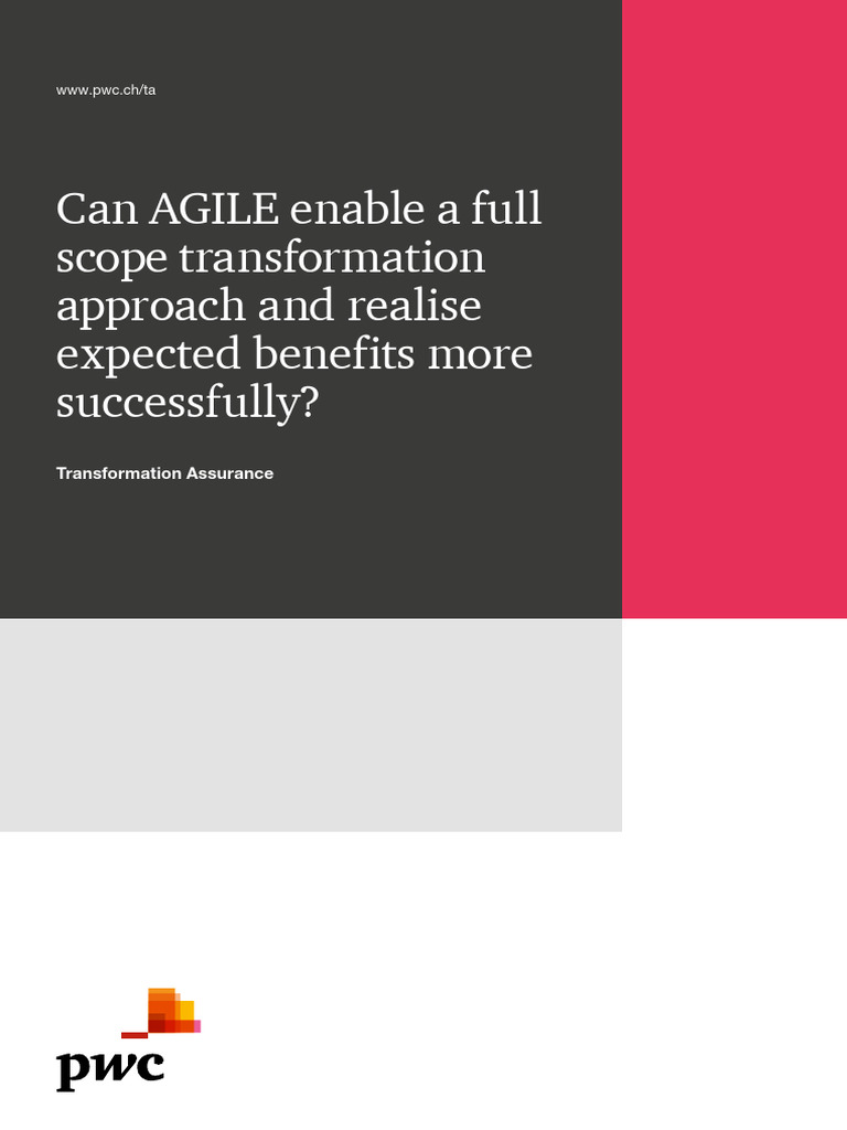 Can Agile Enable A Full Scope Transformation Approach en 2019 Web | PDF ...