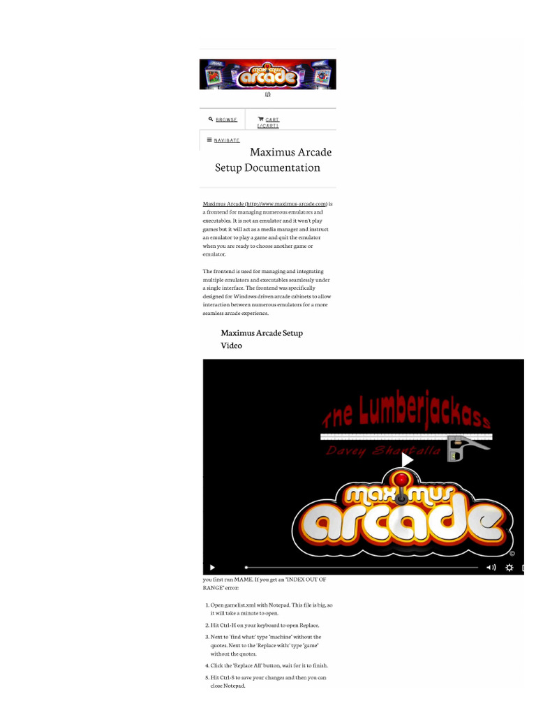 Maximus Arcade | PDF