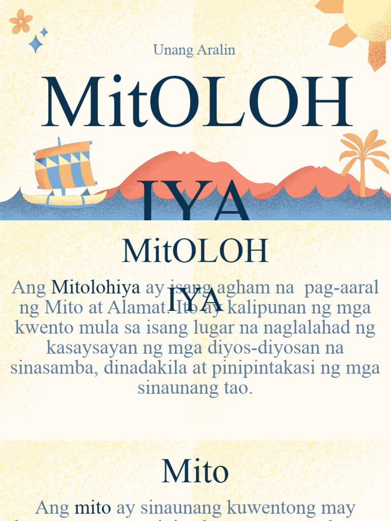 Mitolohiya 1 | PDF