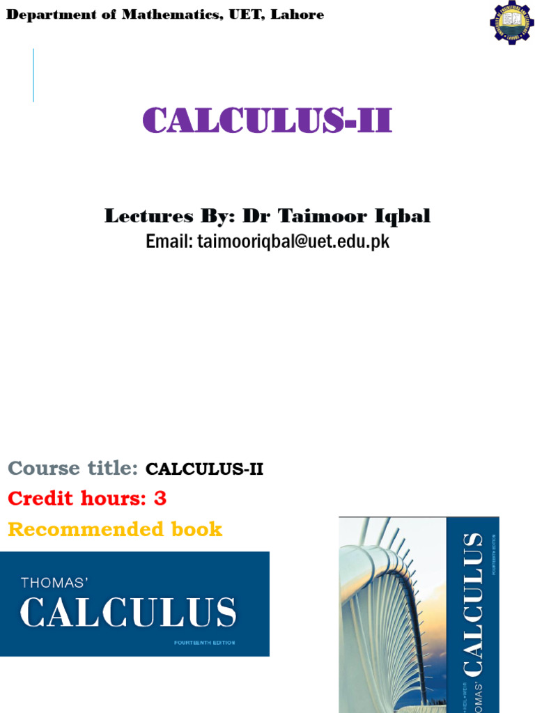 CAL II LECTURE-009 Applications of Extreme Values | PDF | Mathematical ...
