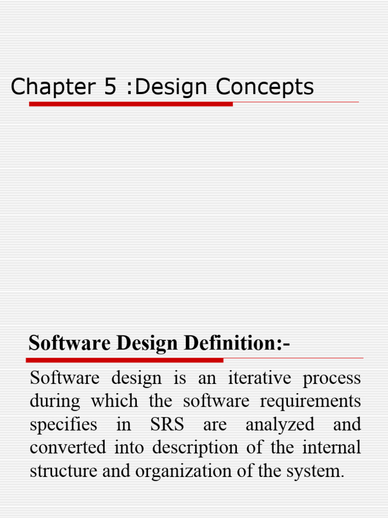 Chapter 5 Design | PDF