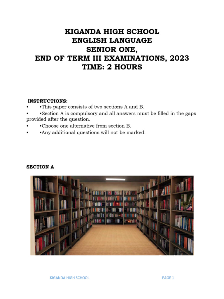 Eng S1 PDF | PDF | Libraries | Books