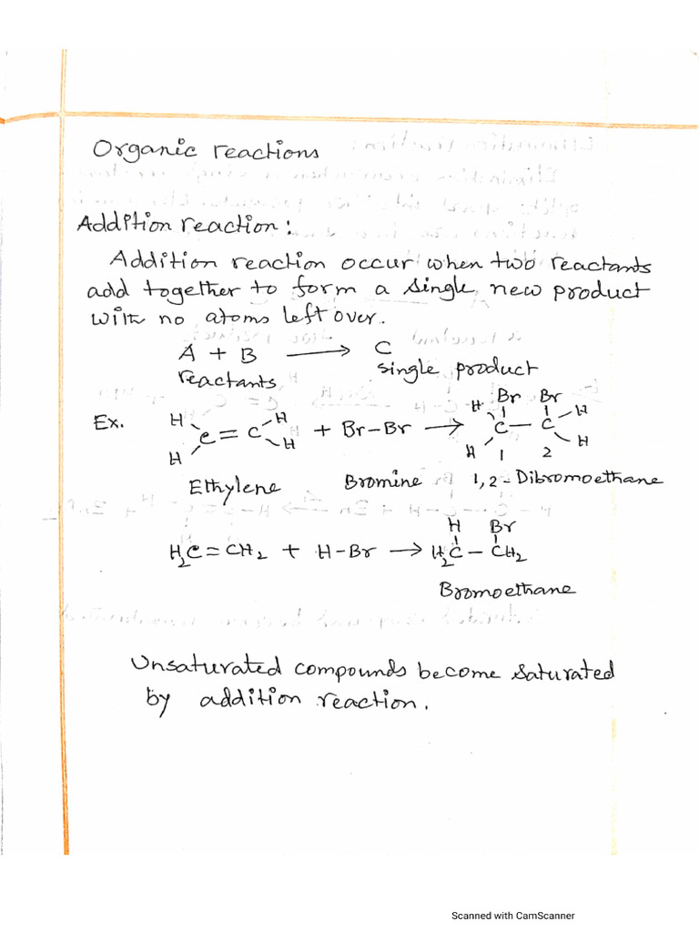 Organic Reactions | PDF