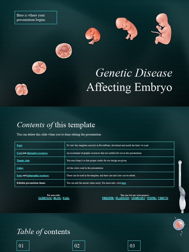 Genetic Disease in Embryos | PDF