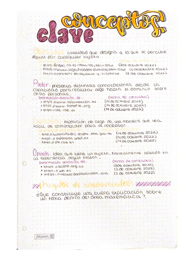 TDC - Conceptos Clave | PDF