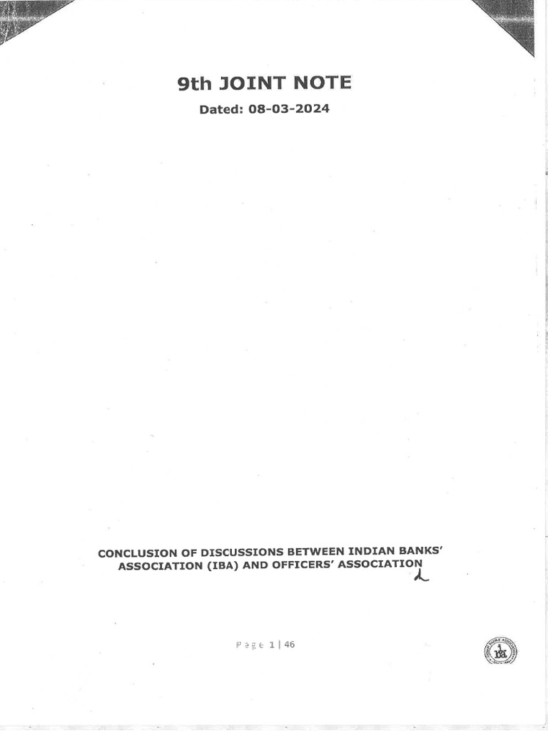 12th Bps Joint Note | PDF