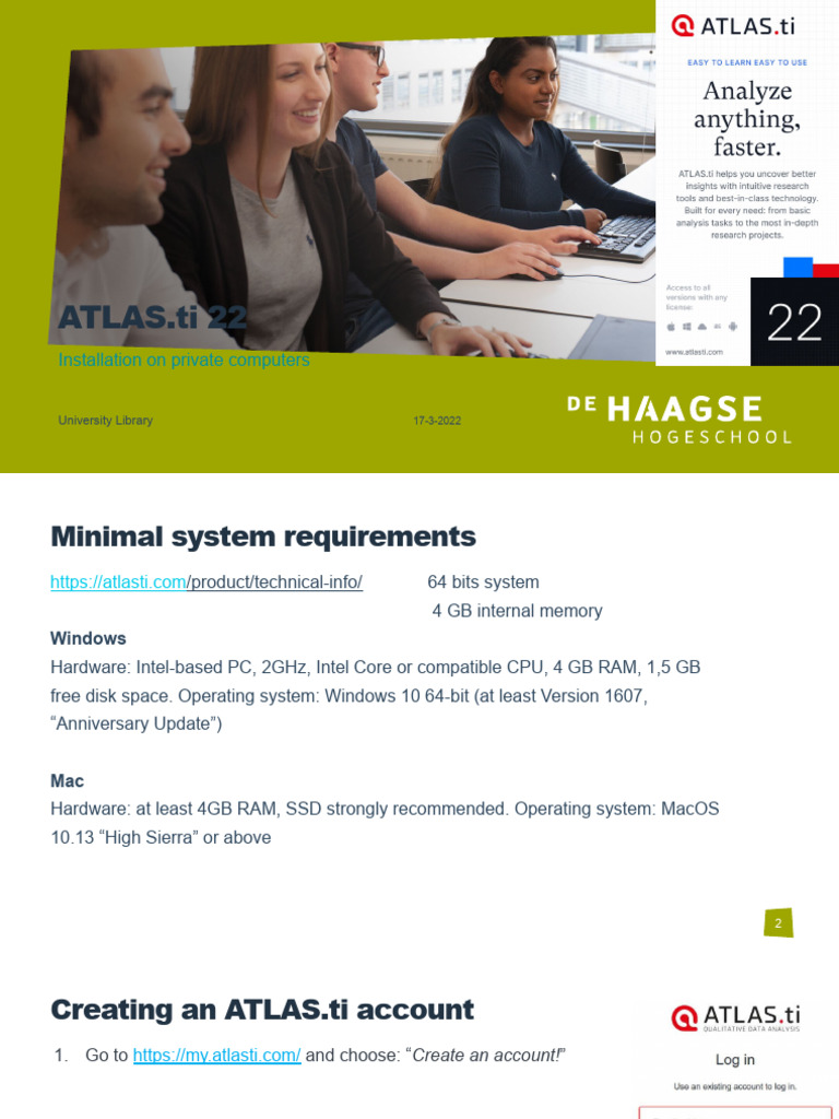 Explanation Installation of Atlas Ti | PDF | Career & Growth | Games ...