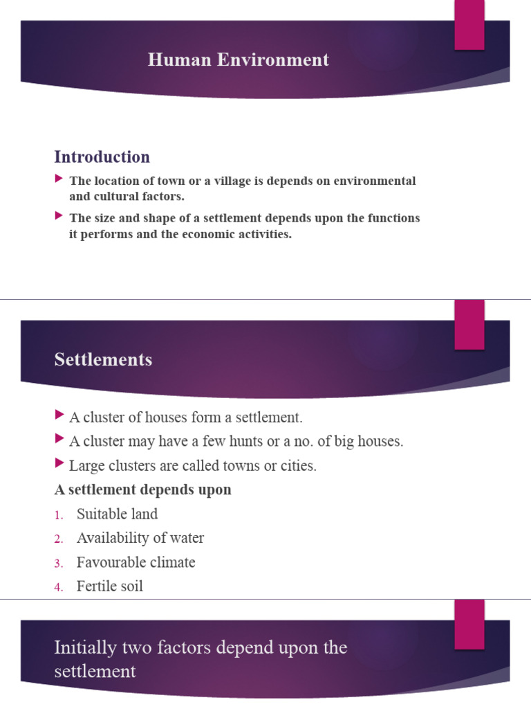 Human Environment | PDF | Agriculture | Canal