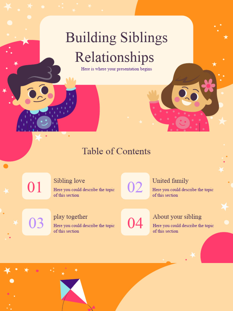 Building Siblings Relationships by Slidesgo | PDF