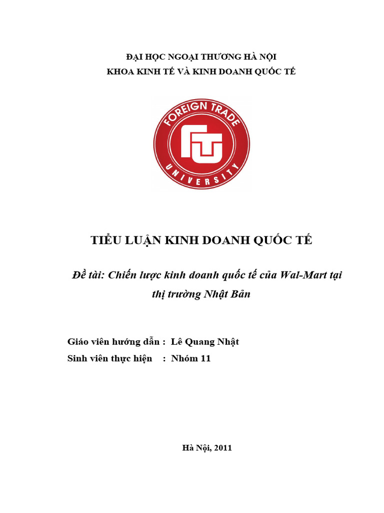 Tieu Luan KDQT | PDF
