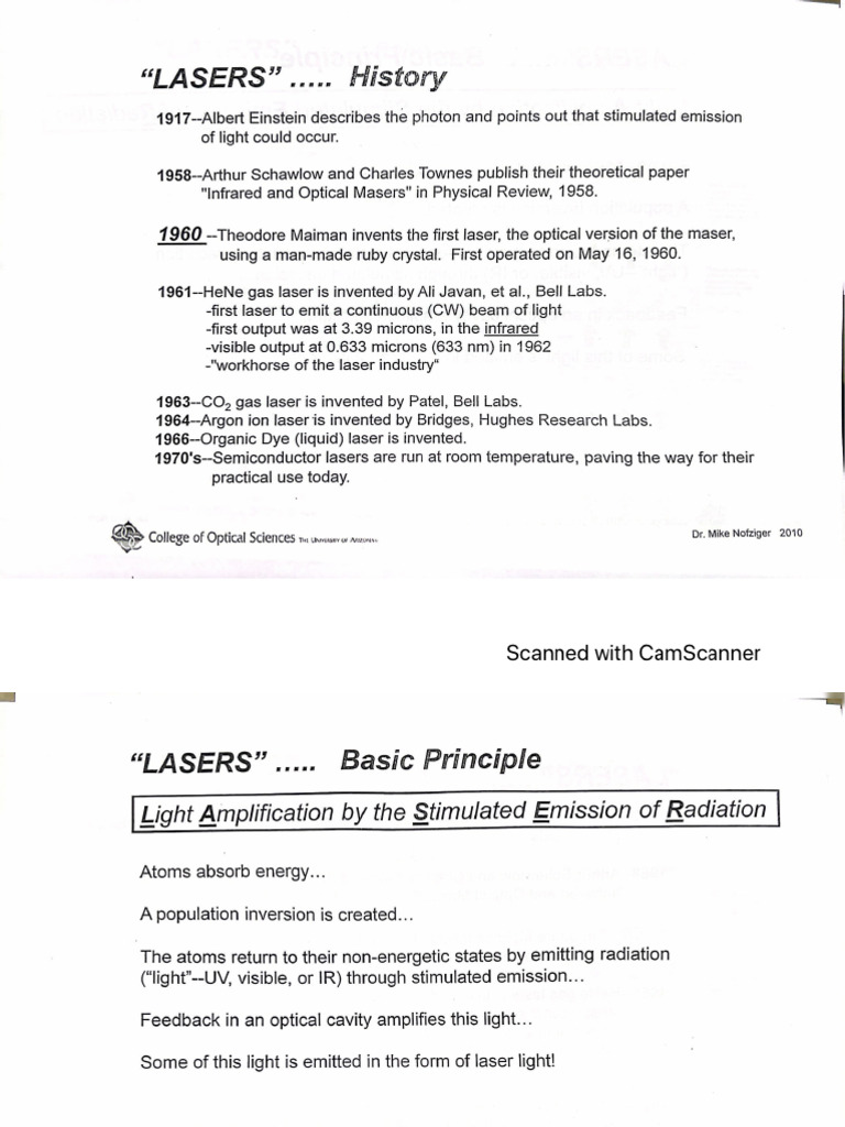 LASERS | PDF
