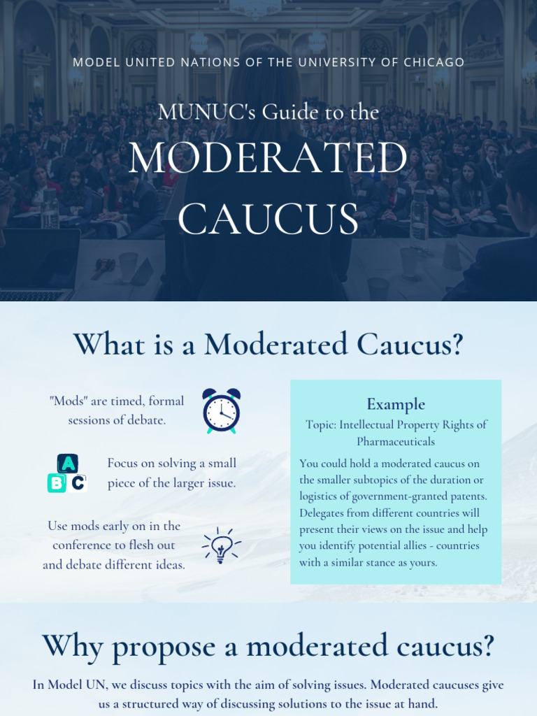 Moderated Caucus Slide Deck | PDF