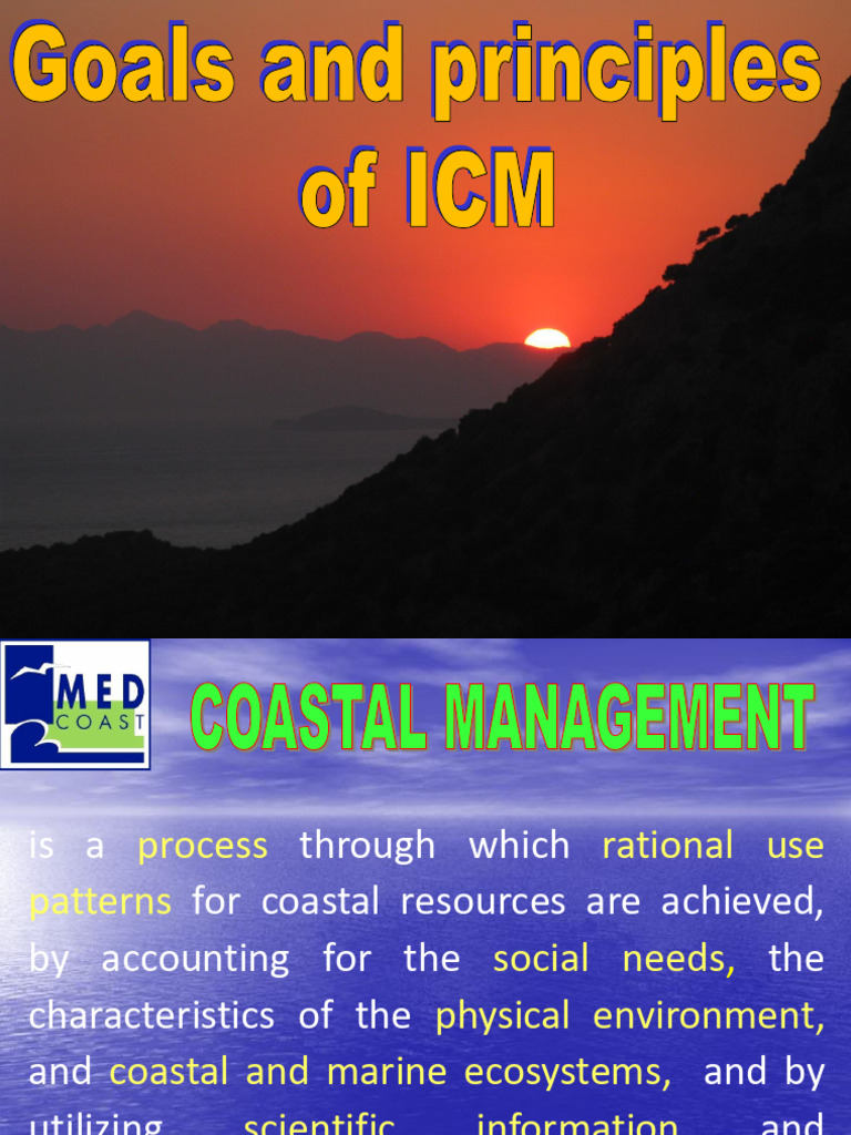 Goals and Principles of ICM | PDF | Environmental Social Science | Earth Sciences