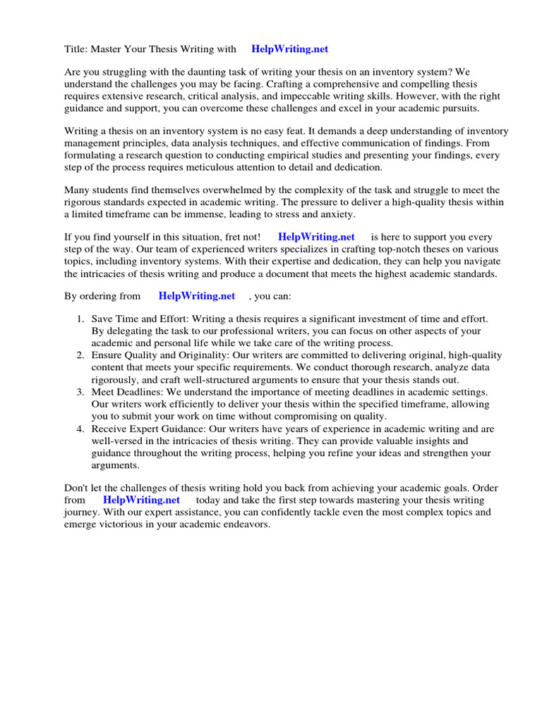 Inventory System Sample Thesis PDF | PDF | Inventory | Point Of Sale