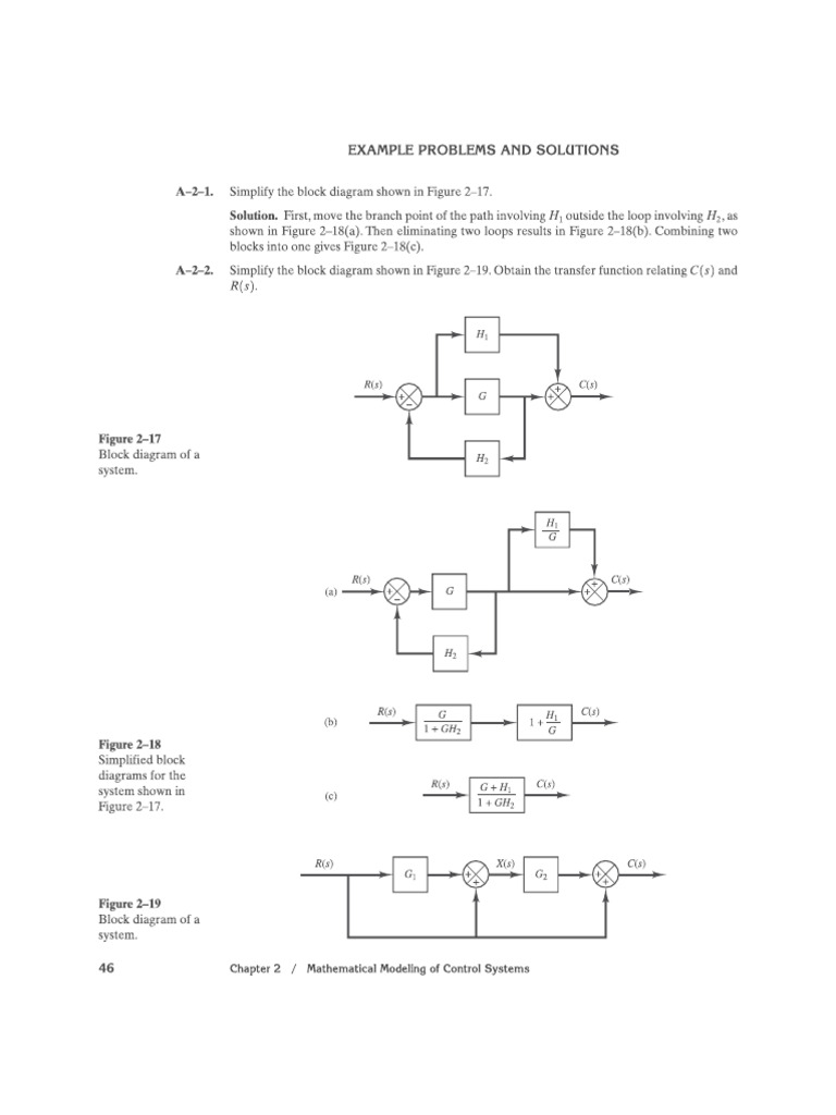 Block Diagram-Problem and Solution | PDF